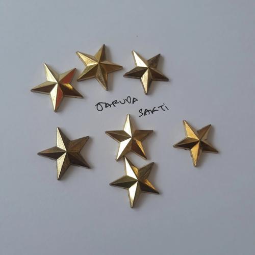 Jual pin bintang 1,2 cm polos - gold, 1,2 cm - Jakarta Timur - garuda ...