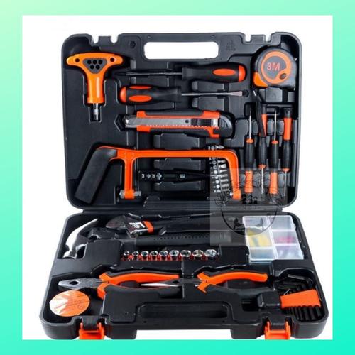 Jual Toolkit Alat Set Perkakas 82 in 1 Toolset Tang Palu Obeng Cutter ...