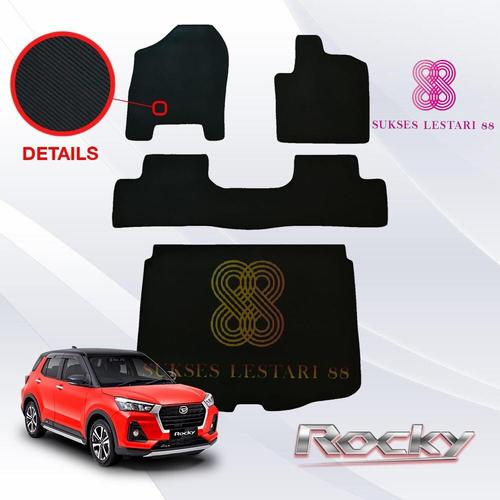 Jual KARPET MOBIL DAIHATSU ROCKY FULL SET - Hitam, NON BAGASI - Jakarta ...