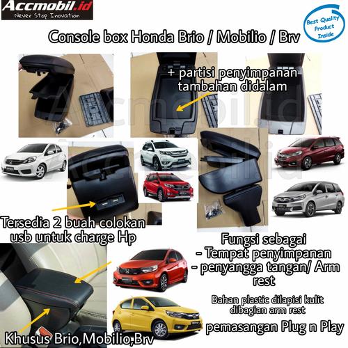 Jual Console box consule box arm rest khusus Brio mobilio Brv - Kota ...