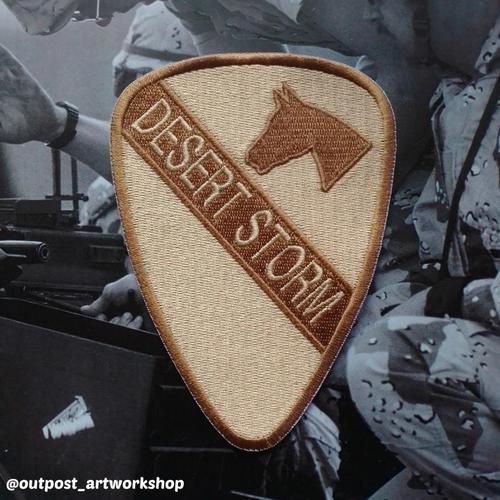 Jual Patch Desert Storm 1st Cavalry Division US Army DCU Desert - Kab ...