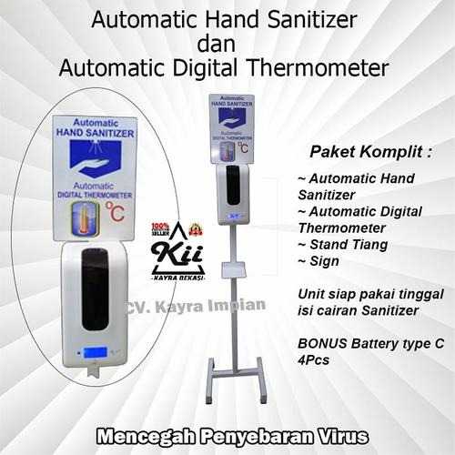Jual Paket Standing Mesin Hand Sanitizer Otomatis dan Digital ...