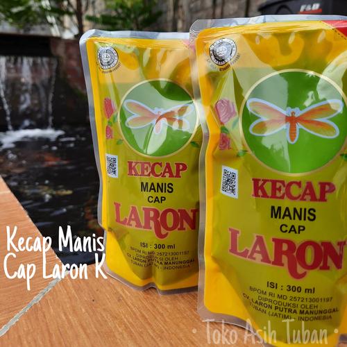 Jual Kecap Manis Cap Laron Tuban 300ml (Khas Tuban) - Kemasan Refill ...