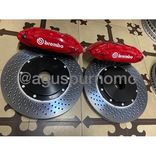 Jual Big brake kit brembo tesla F50 PnP pajero innova fortuner - Kuning ...