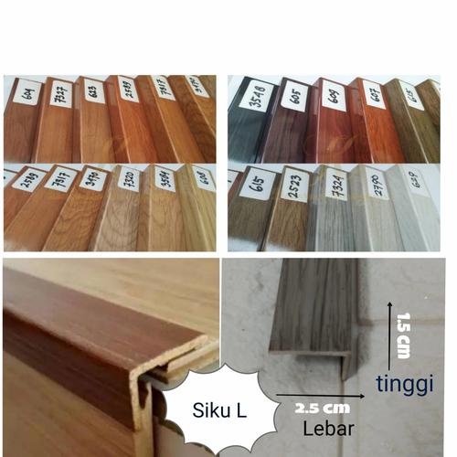 Jual siku List L / list tangga /list parket / ending pvc isi 2.4 meter ...