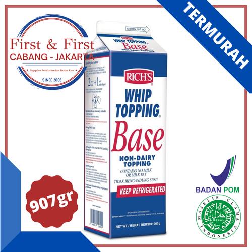 Jual Rich Whip Topping Base 907 gram - Jakarta Timur - First and First ...