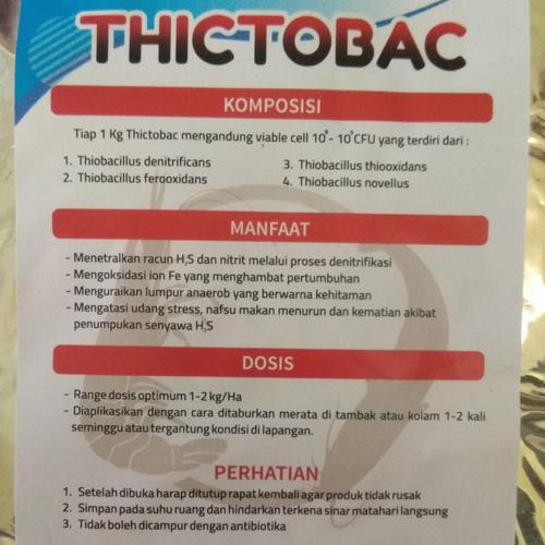 Jual Jual Produk Probiotik untuk Budidaya Udang dan Ikan Thictobac ... Jual Jual Produk Probiotik untuk Budidaya Udang dan Ikan Thictobac ...