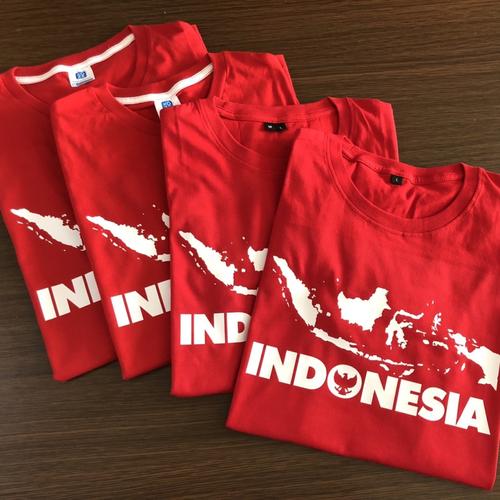 Jual KAOS MERDEKA PETA INDONESIA MERDEKA - Putih, S - Jakarta Utara ...