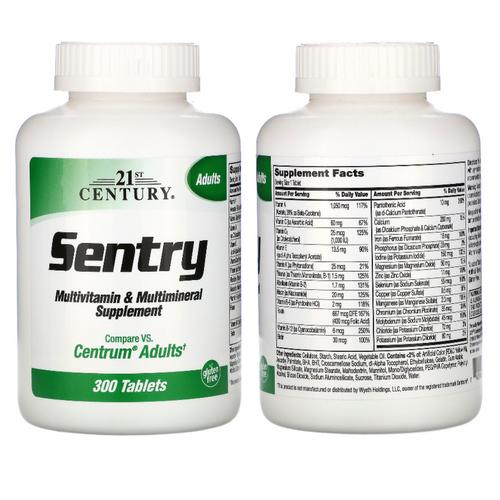 Jual 21st Century SENTRY Multivitamin Multimineral Supplement (300 ...