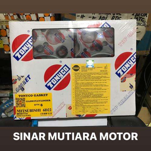 Jual packing deksel mitsubishi fuso 6d22 TONYCO (set) - Kota Medan ...