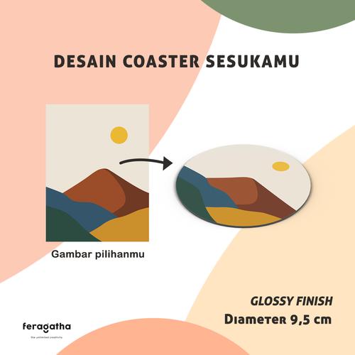 Jual Custom Bebas Coaster Tatakan Minuman Tatakan Gelas Grosir ...