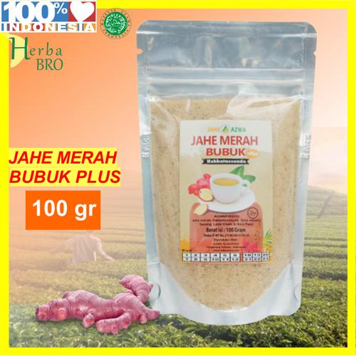 Jual BUBUK JAHE MERAH ORIGINAL AZWA - WEDANG JAHE - JAHE AZWA - 100 gr ...