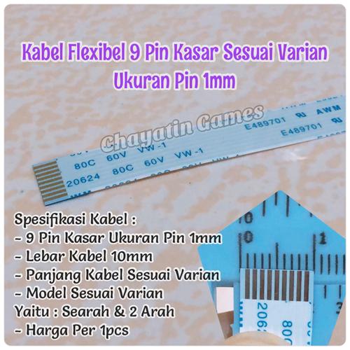 Jual Kabel Flexibel 9 Pin Kasar Model & Panjang Ukuran Pin 1mm - Searah ...