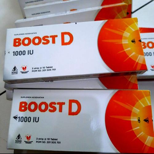Jual BOOST D 1000IU VITAMIN D3 + BECOM ZET/BEXICOM Z/BIONICOM VIT C ...
