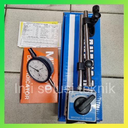Jual mitutoyo 2046S dial indicator 0-10mm original + magnetic stand RC - Jakarta Barat - Inti ...