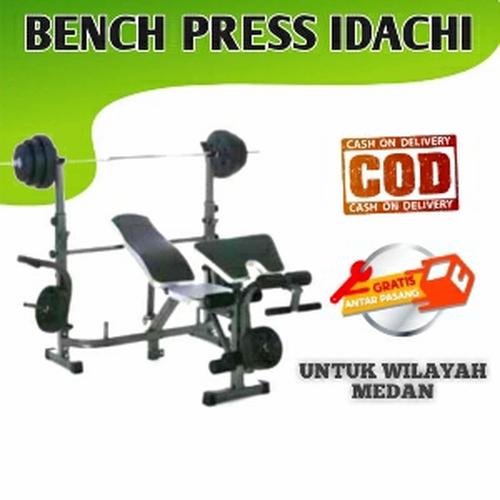 Jual Benchpress idachi + beban 40kg - Kota Medan - Grosir Alat Fitnes ...