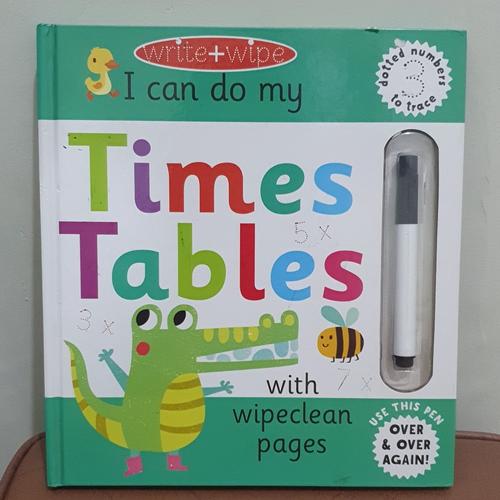 Jual Times tables wipe clean book - Kota Tangerang Selatan - Pitabook ...