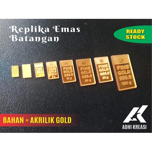 Jual REPLIKA EMAS BATANGAN - REPLIKA LOGAM MULIA - HIASAN MAHAR - Kab ...