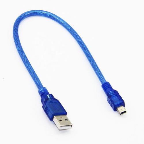 Jual Male USB Type A to Male Mini USB Type B Arduino Nano Data Cable ...