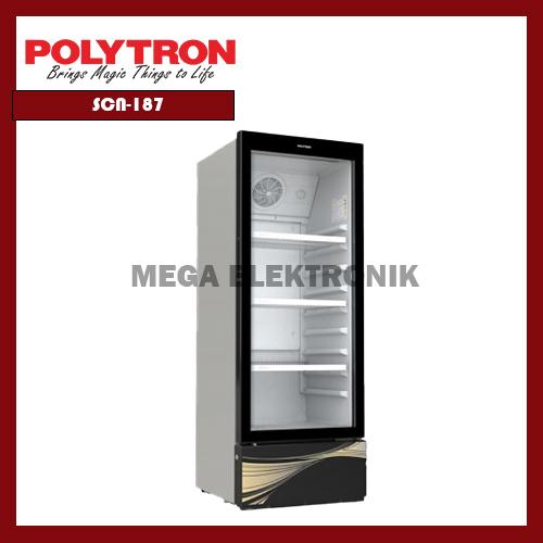 Jual POLYTRON SCN-187 SHOWCASE 3 RAK 180 LITER - KHUSUS JABODETABEK ...