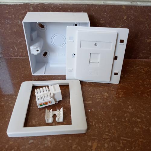 Jual Face plate rj45 + Modular cat5 LAN ethernet Hager - Kota Tangerang ...