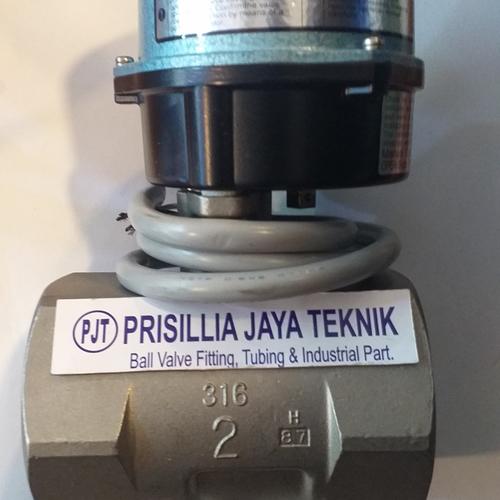 Jual kelmo kitz motorized valve kitz EA220-2 stainless 316 zise 2 ...