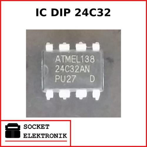 Jual IC 24C32 EEPROM 32KBit 4KByte 8 Kaki DIP - Kota Bandung - socket ...