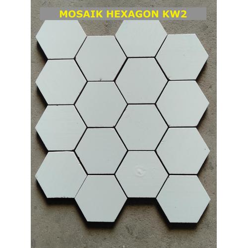 Jual KW2 Mozaik / Mozaic Hexagon Keramik lantai / dinding / backsplash ...