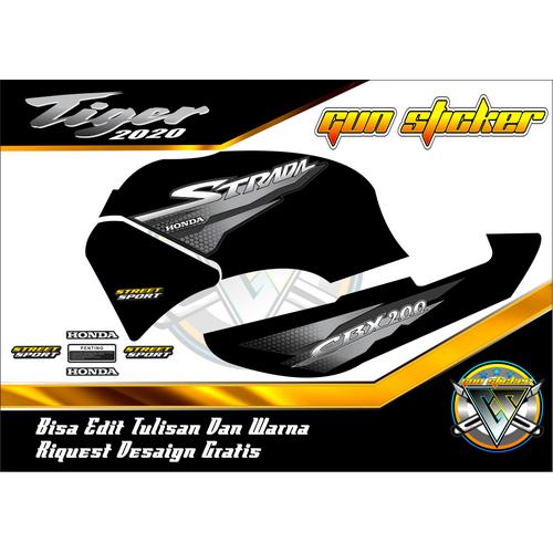 Jual STRIPING TIGER 2000 STRADA STIKER TIGER LAWAS STRADA - Hijau - Kab ...