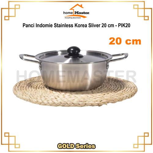 Jual Panci/Pot/Pan Indomie Stainless Korea Gagang 2 Silver 20 cm ...