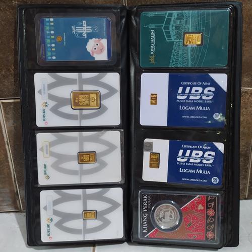 Jual Album Logam Mulia isi 128 / Dompet Antam Minigold biggold ubs ...