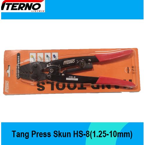 Jual Tang Press Skun HS-8(1.25-10) 10mm Crimping Tools Iterno - Kota ...