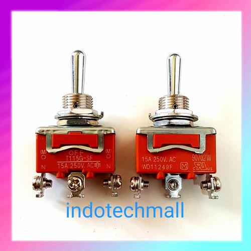 Jual Toggle Switch 15A 250V Panasonic Matsushita T115G-SF - Kab ...