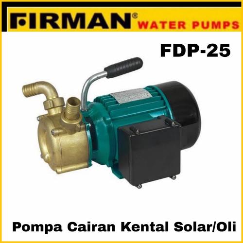 Jual Pompa Solar Kental Firman FDP-25 Pompa Solar Dan Oli Super Quality ...