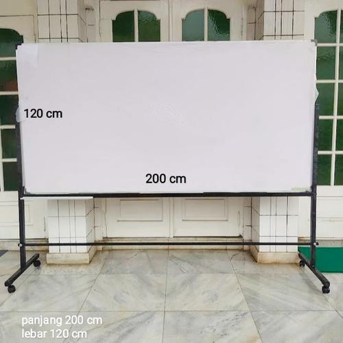 Jual whiteboard standing 120 x 200 cm - papan + kaki - Kab. Tangerang ...