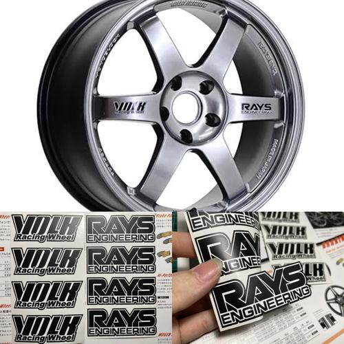 Jual sticker Velg TE37 VOLK RAYS - Hitam - Kab. Tangerang - jdm.garage ...