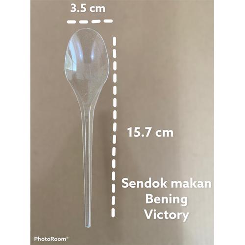 Jual SENDOK/GARPU MAKAN PLASTIK/SENDOK PLASTIK VICTORY TERMURAH ISI 25 ...