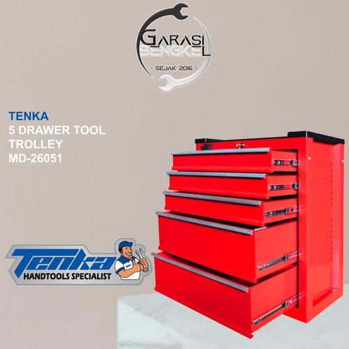 Jual Tenka MD-26051 5 Drawer Tool Trolley Troli Pekakas - Jakarta Barat ...