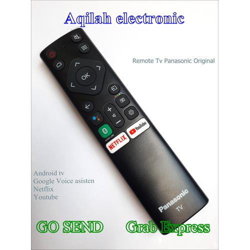 Jual Remote tv panasonic Android tv Google voice asisten original ...