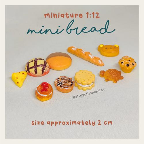 Jual MINIATUR 1:12 MINI BREAD ROTI KECIL MAKANAN MAINAN - E - Kota ...