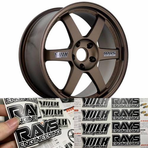 Jual sticker velg TE37 Volk Rays - Hitam - Kab. Tangerang - lucky cat ...