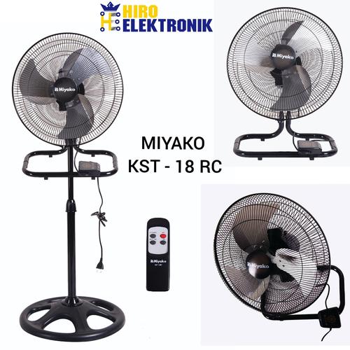 Jual Miyako Kipas Angin KST- 18 RC Stand Fan/Desk Fan/Wall Fan (18 Inch ...