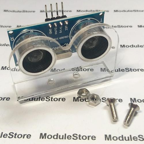 Jual Mounting Bracket for Ultrasonic Sensor Module HC-SR04 Warna Bening ...