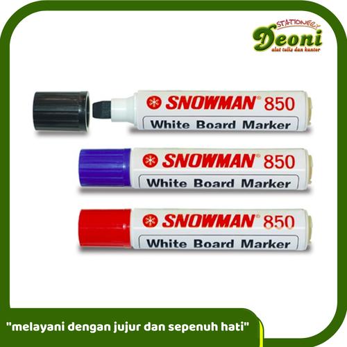 Jual SNOWMAN JUMBO 850 White Board Marker Warna Satuan - Merah - Kota ...