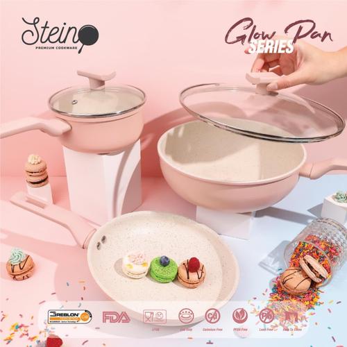 Jual Stein Cookware Glow Pan Series / Glowpan Series / Panci Set - Full ...