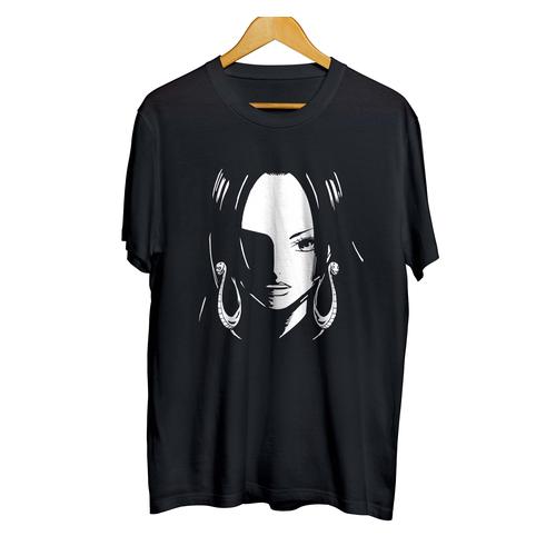 Jual Kaos Distro Anime Boa Hancock Half One Piece 100 Cotton Combed