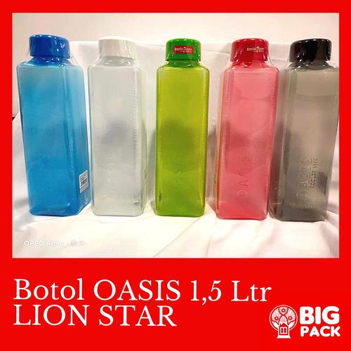 Jual Botol Minum OASIS 1500 ml Botol Air Lion Star Basic Home - Jakarta Pusat - BIG Pack | Tokopedia