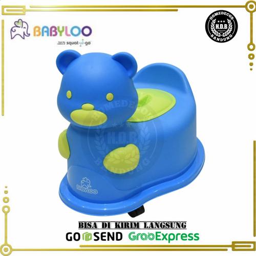Jual Babyloo Teddy Potty Dengan Roda - Biru/hijau / TEDDY POTTY WITH ...