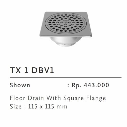 Jual Floordrain Saringan Pembuangan Air Kamar Mandi Bolong Toto TX1DBV1 ...