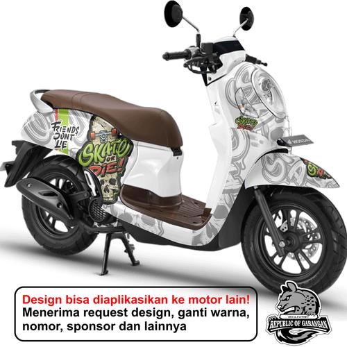 Jual decal scoopy full body 2020-2021 new costum sticker free design ...